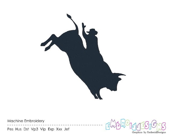 Rodeo Bull Machine Embroidery Designs