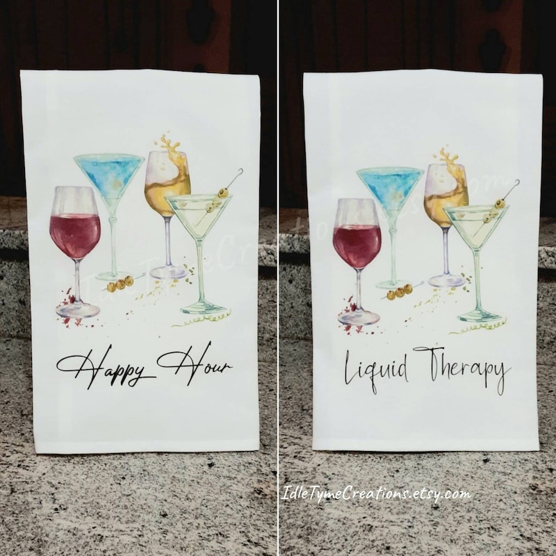 Linen Bar Cart Sign - Etsy