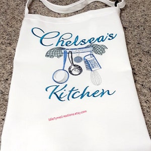 Personalized Aprons, Custom Embroidered Aprons, Monogrammed Kitchen ...