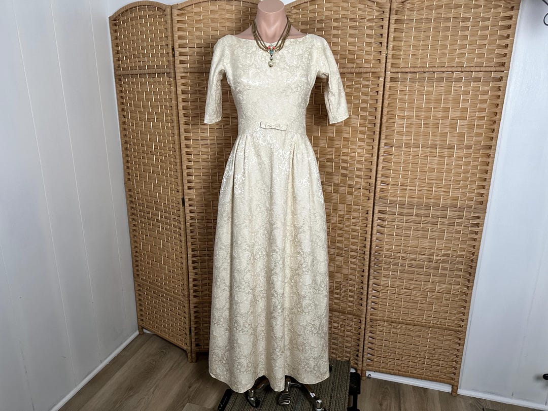 Vintage 1960s Mod Lorrie Deb Prom Party Wedding Dress, Bridgerton Style ...