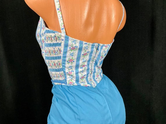 Elly May Goes Hawaiian Vintage 1960s Playsuit Romper… Gem
