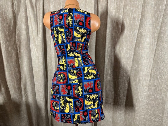 NOS Vintage 1990s Comic Strip Club Tank Dress w/Op Ar… - Gem