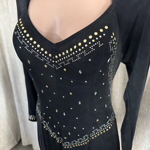 Slinky 80s Goth Girl Mermaid Dress W/handset Studs, Car Wash Skirt ...