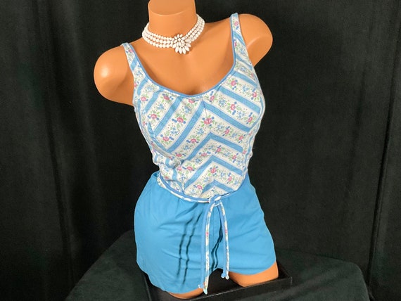 Elly May Goes Hawaiian! Vintage 1960s Playsuit Romper… - Gem