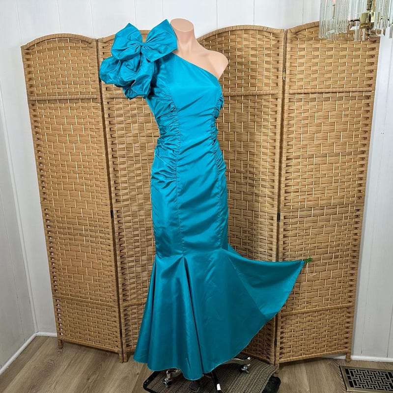 Teal Prom Dresses - Etsy