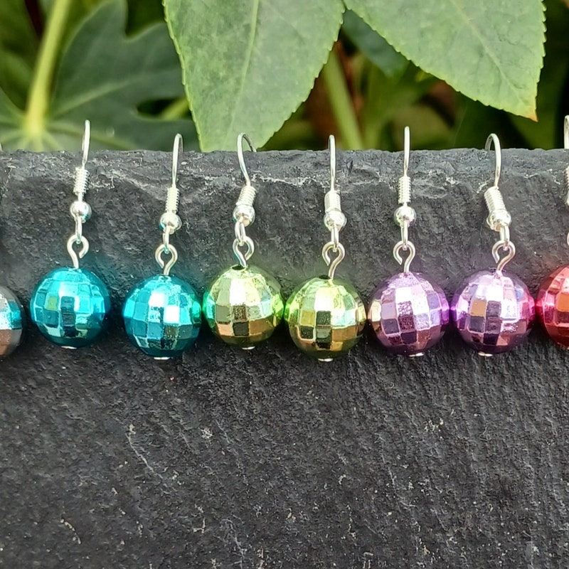 Disco Earrings - Etsy