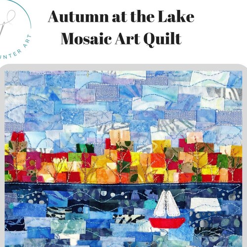 PDF Art QUILT PATTERN Autumn at the Lake / Quilt Pattern / - Etsy