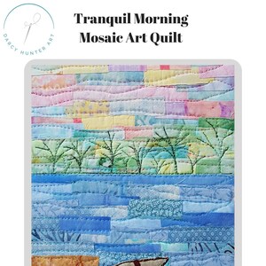 PDF Art QUILT PATTERN Tranquil Morning / Quilt Pattern / - Etsy