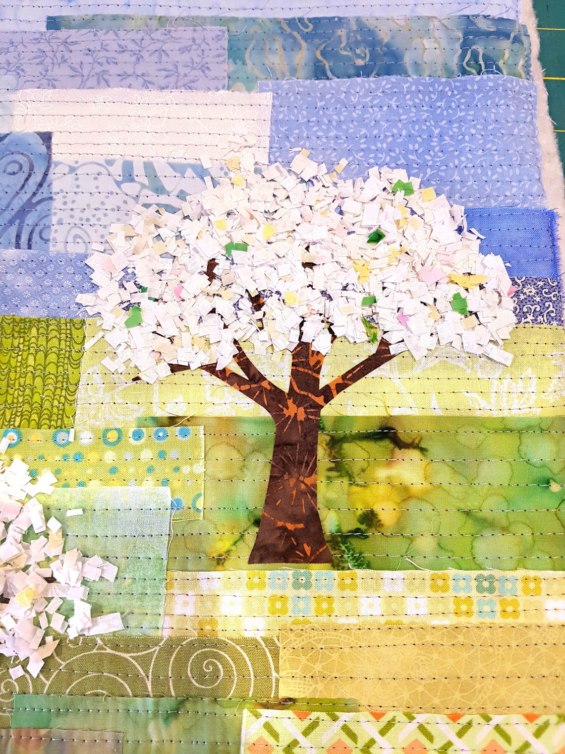 PAPER QUILT PATTERN Springtime Apple Orchard / Quilt Pattern / - Etsy