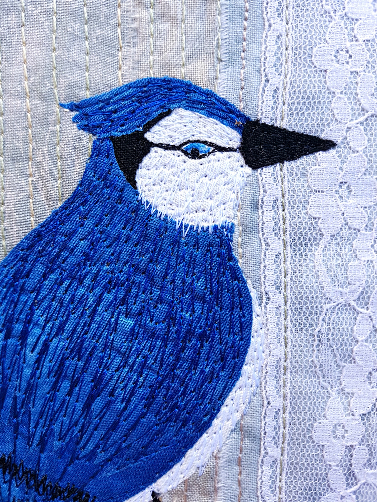PDF Art QUILT PATTERN Blue Jay / Bird Quilt Pattern / Quilting | Etsy