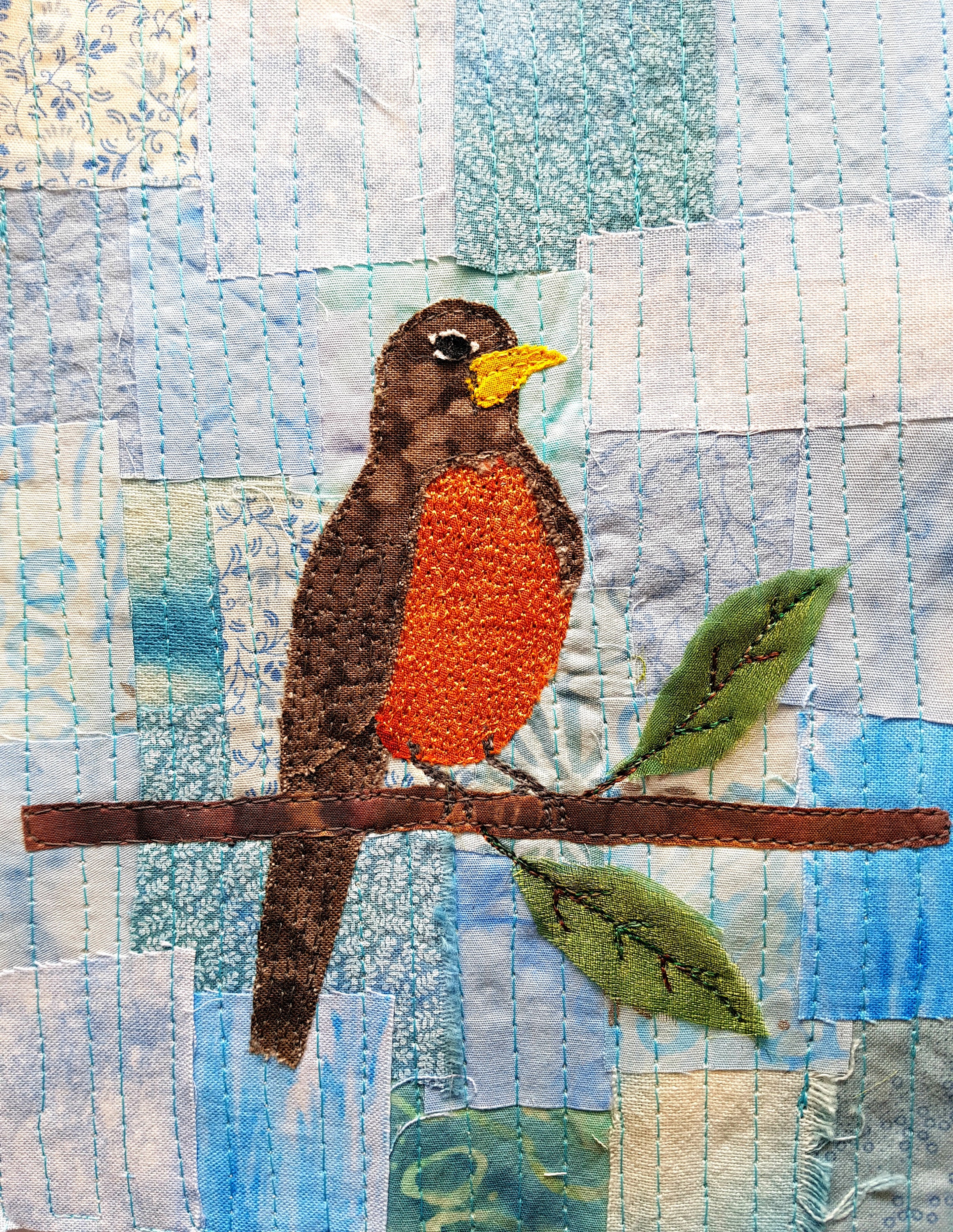 PDF Art QUILT PATTERN Robin / Bird Quilt Pattern / Quilting - Etsy Canada
