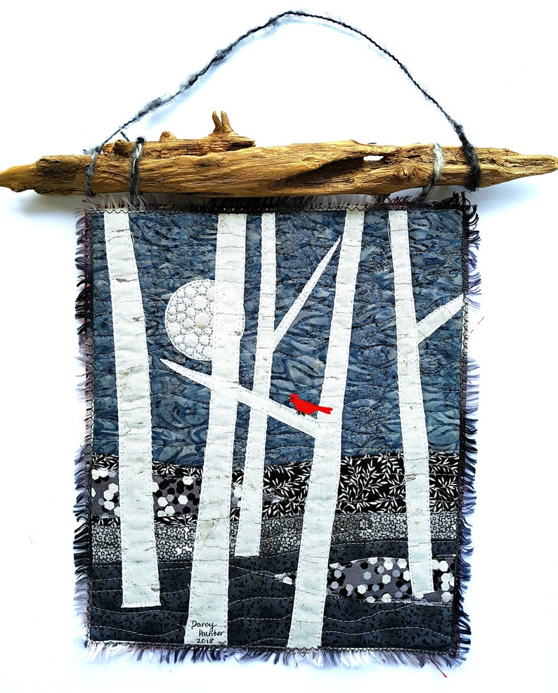 PDF Cardinal in the Birches QUILT PATTERN / Wall Hanging Pattern/ Bird ...