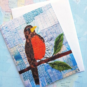 PDF Art QUILT PATTERN Robin / Bird Quilt Pattern / Gifts for Quilters ...