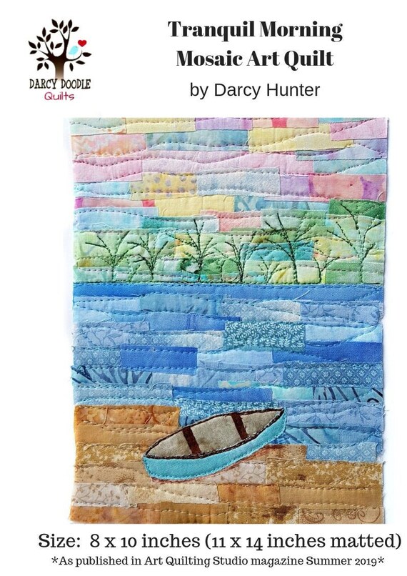 PDF Art QUILT PATTERN Tranquil Morning / Quilt Pattern / | Etsy