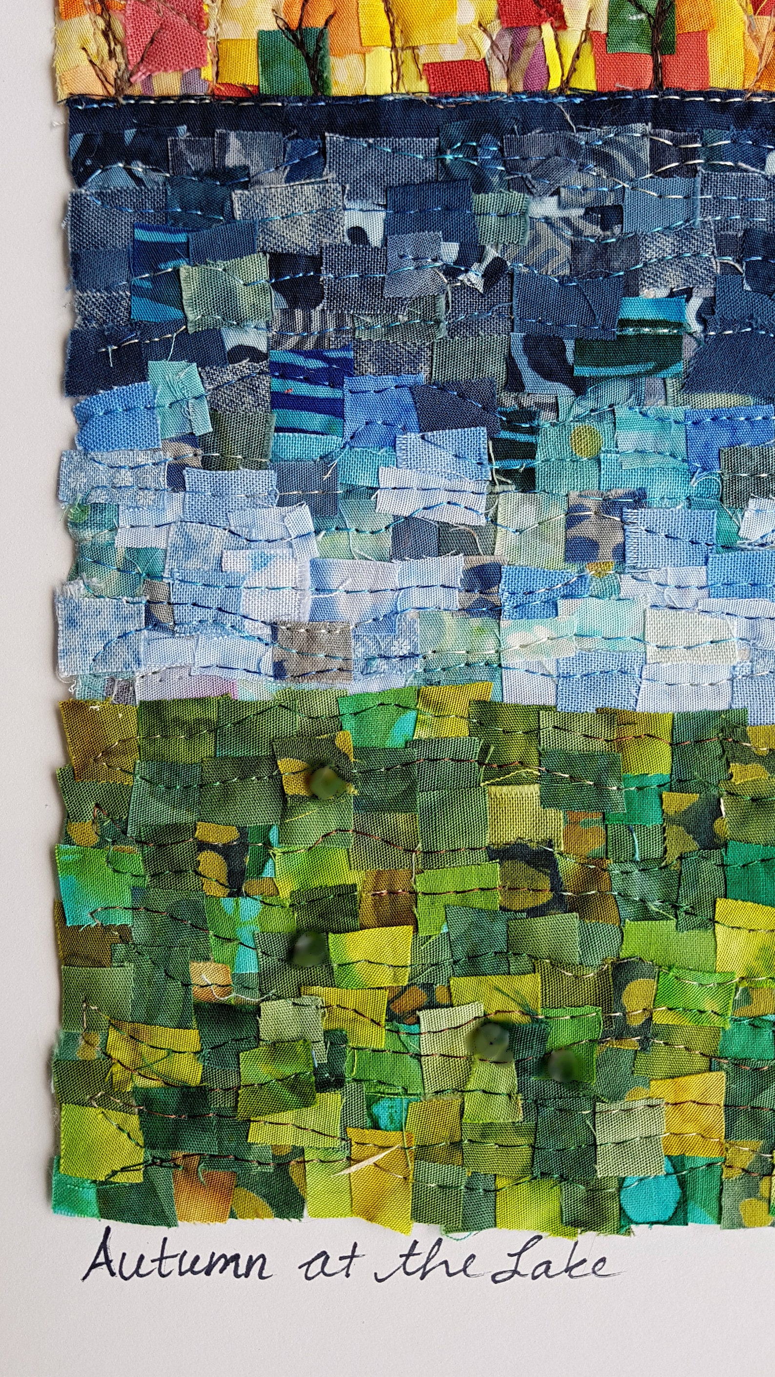 PDF Art QUILT PATTERN Autumn at the Lake / Quilt Pattern / - Etsy