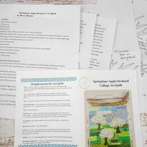 PDF Springtime Apple Orchard QUILT PATTERN / Landscape Quilt Pattern ...