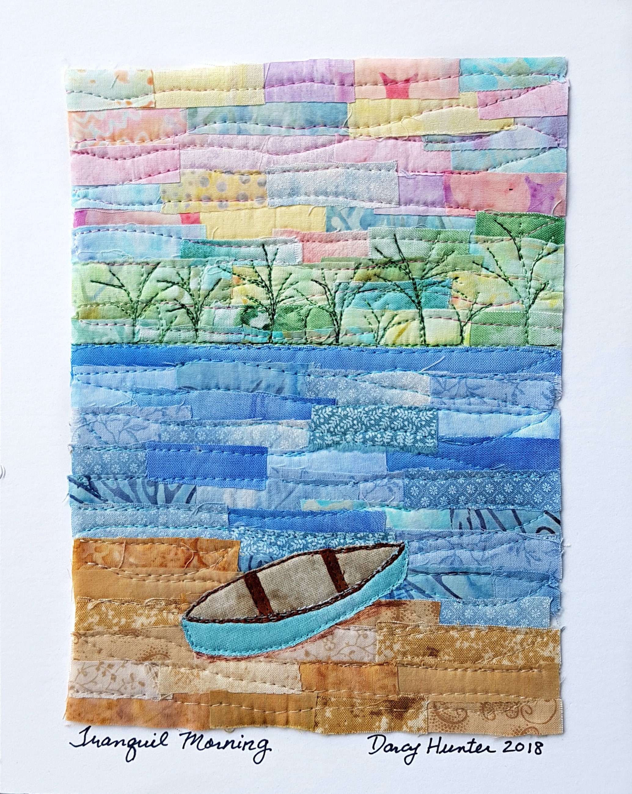 PDF Art QUILT PATTERN Tranquil Morning / Quilt Pattern / | Etsy