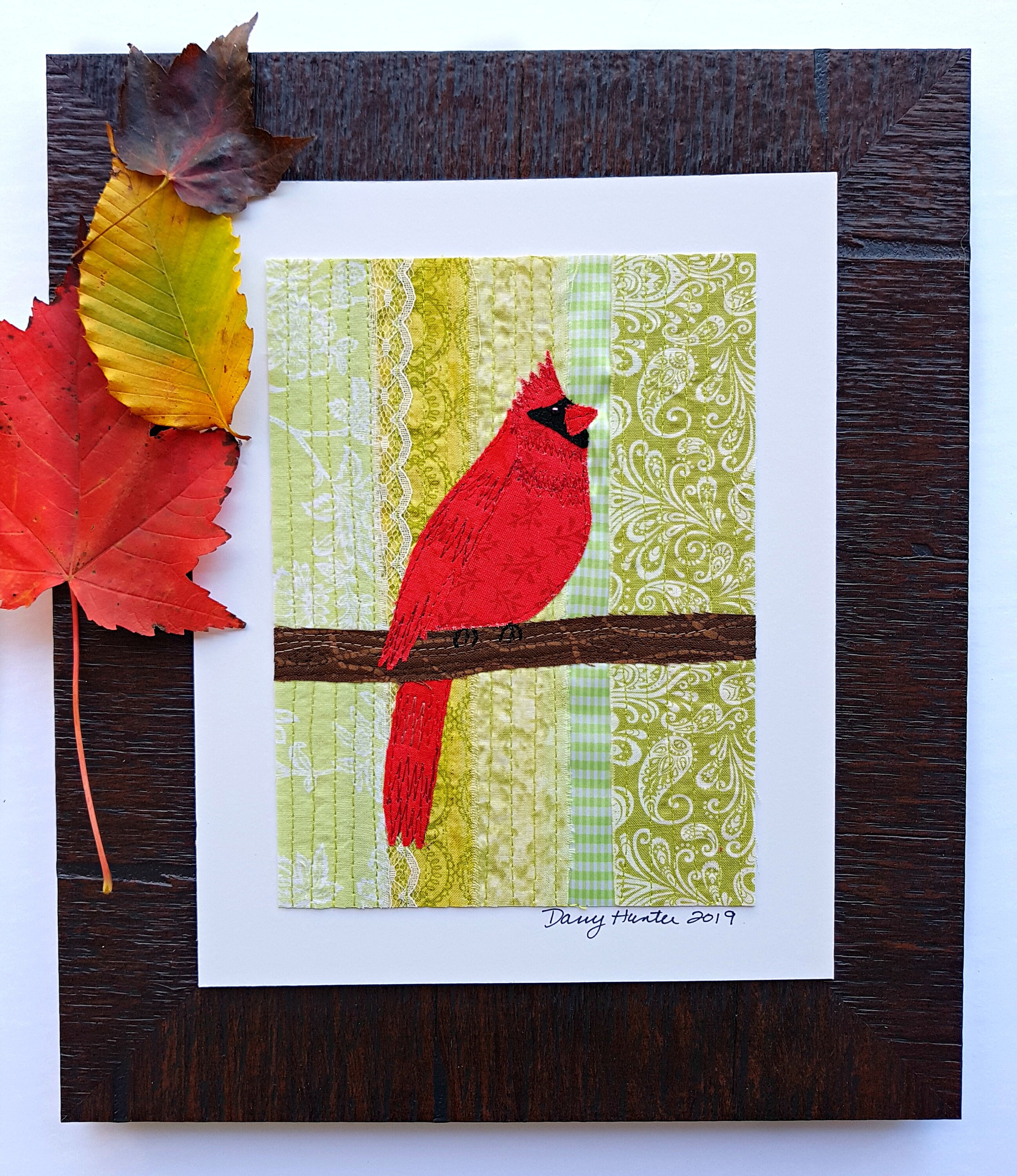 Cardinal Quilt Pattern Paper