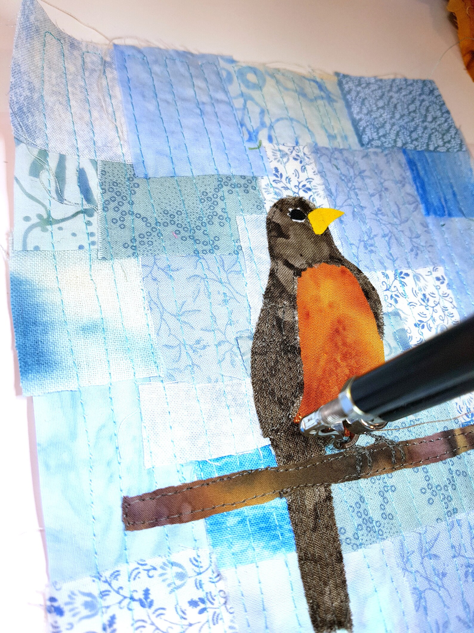 PDF Art QUILT PATTERN Robin / Bird Quilt Pattern / Quilting - Etsy Canada