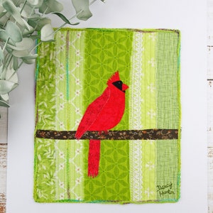 PDF Art QUILT PATTERN Cardinal / Bird Quilt Pattern / Gifts for Sewers ...