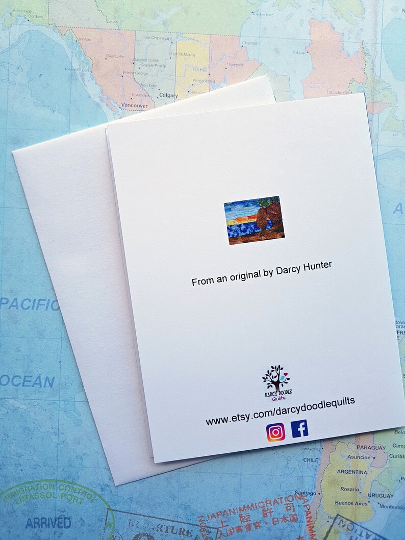 4 Note Cards / Art Print Cards / Blank Cards With Envelopes / | Etsy