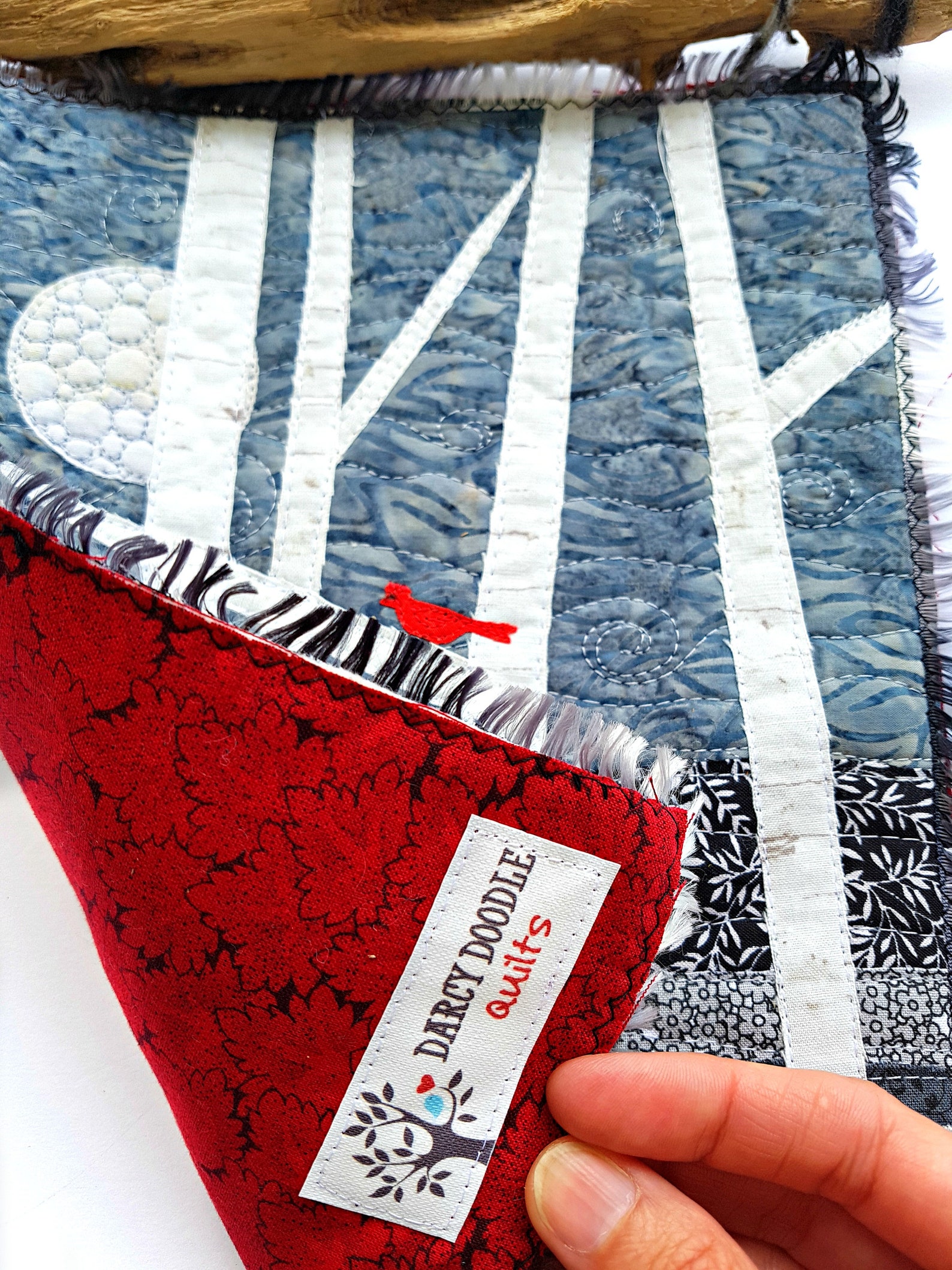 PDF Cardinal in the Birches QUILT PATTERN / Quilt Pattern / | Etsy