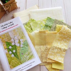 Floral Art Quilt Kit Lily of the Valley Pattern / Kit Do It | Etsy