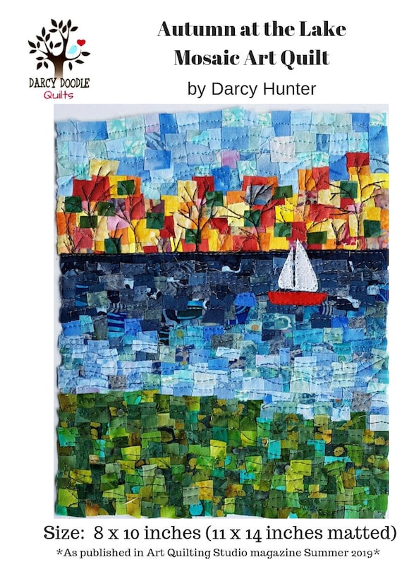 PDF Art QUILT PATTERN Autumn at the Lake / Quilt Pattern / | Etsy