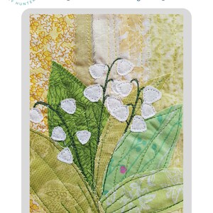 Floral Art Quilt Kit Lily of the Valley Pattern / Kit Do It Yourself ...