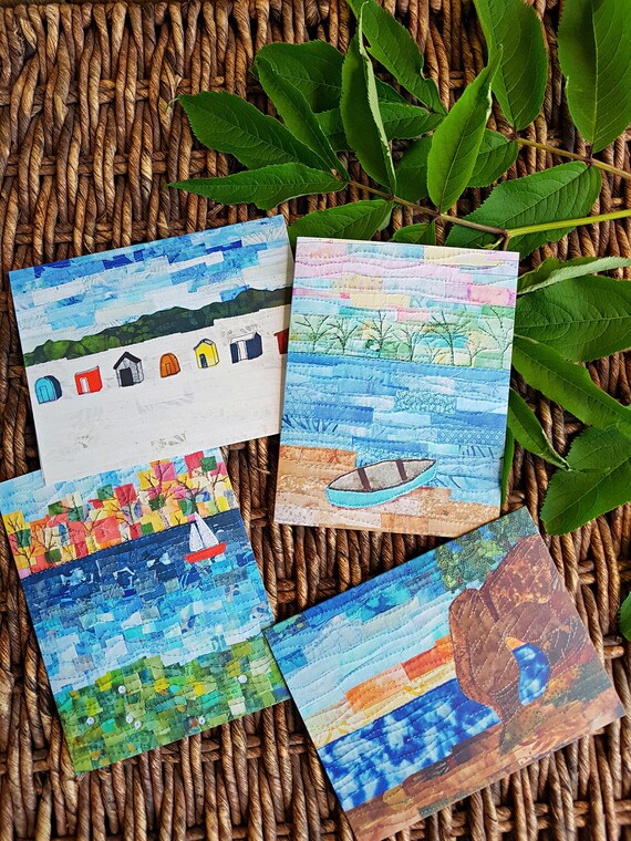 4 Note Cards / Art Print Cards / Blank Cards With Envelopes / | Etsy