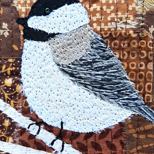 PDF Art QUILT PATTERN Chickadee / Bird Quilt Pattern / Quilting ...