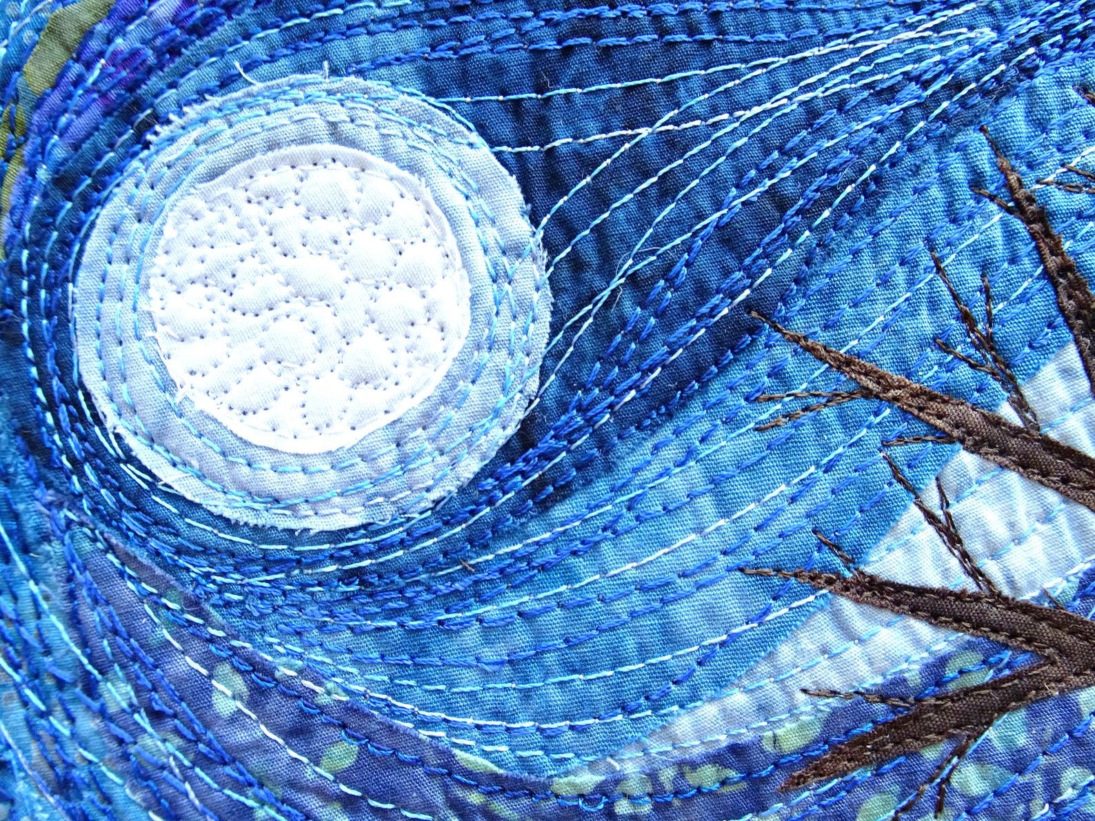 PDF Art QUILT PATTERN Winter Moon / Quilt Pattern / Quilting | Etsy