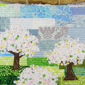 PDF Springtime Apple Orchard QUILT PATTERN / Landscape Quilt Pattern ...
