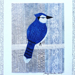 PDF Art QUILT PATTERN Blue Jay / Bird Quilt Pattern / Quilting | Etsy