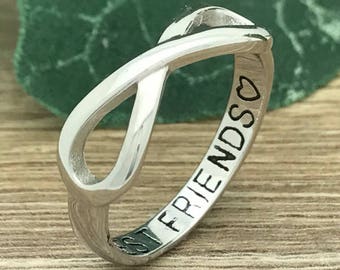 Mens infinity ring | Etsy