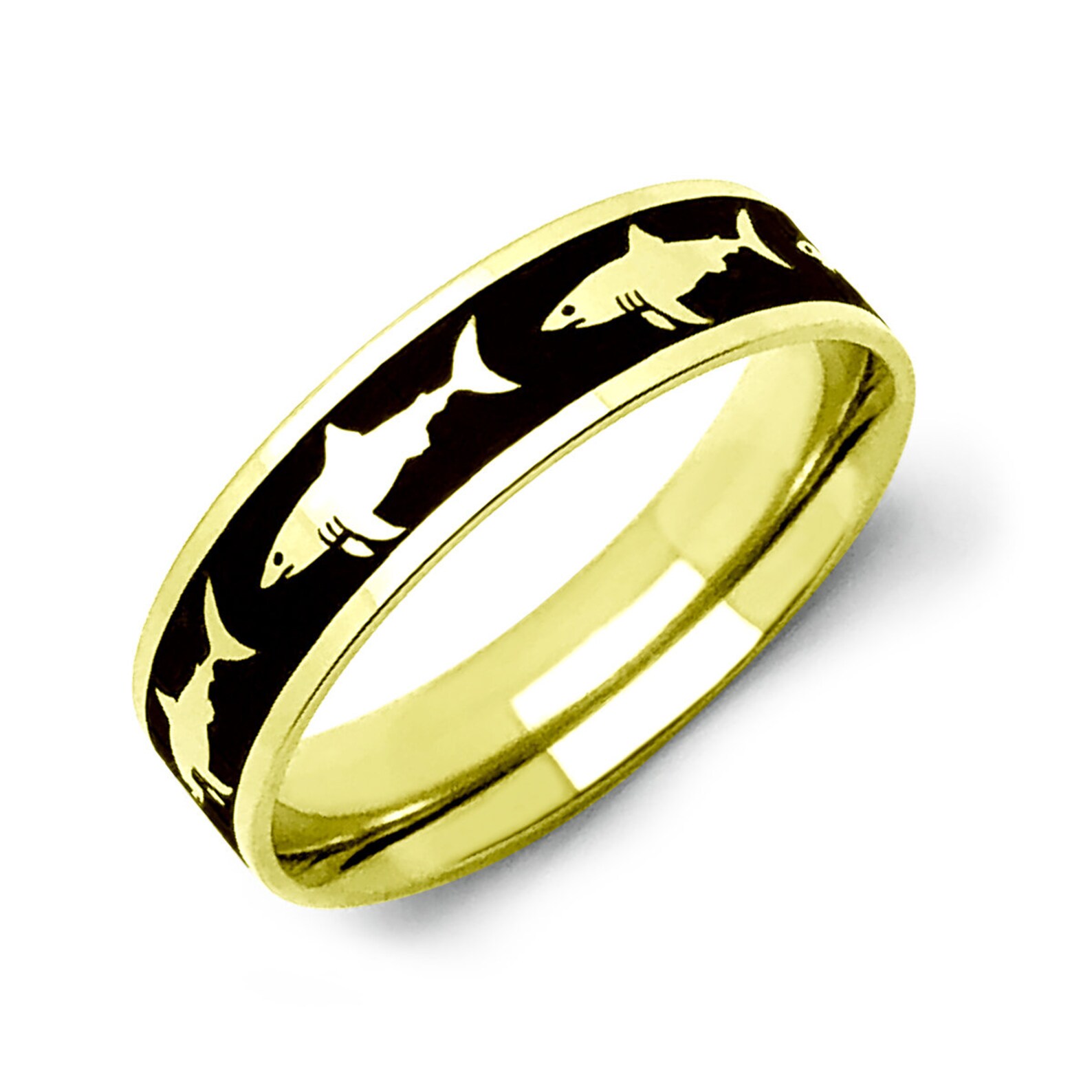 Shark Rings Hammerhead Shark Rings 2 Tone Gold Plated - Etsy