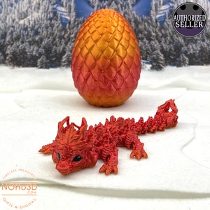 Baby Dragon Autumn Dragon Articulated Baby Dragon Gradient - Etsy