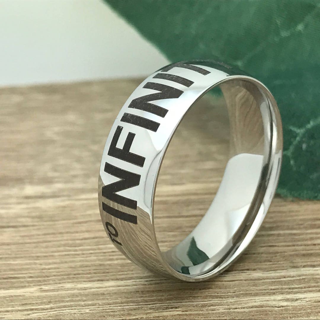 To Infinity and Beyond Ring Personalized Engrave to Infinity - Etsy