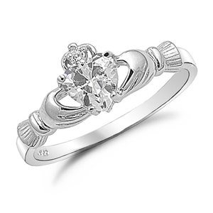 Claddagh Ring 925 Sterling Silver Claddagh Ring January - Etsy