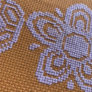 Pyrex Butterfly Gold Cross Stitch Pattern PDF - Etsy