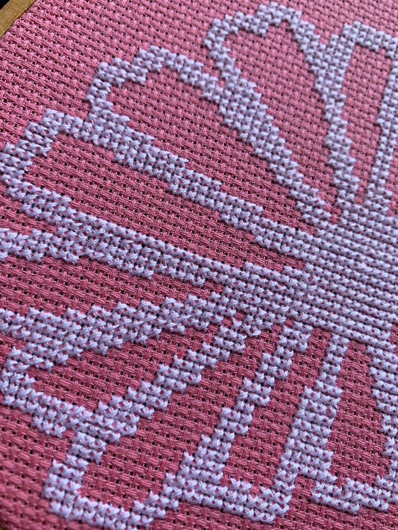 Pyrex Pink Daisy Cross Stitch Pattern PDF - Etsy