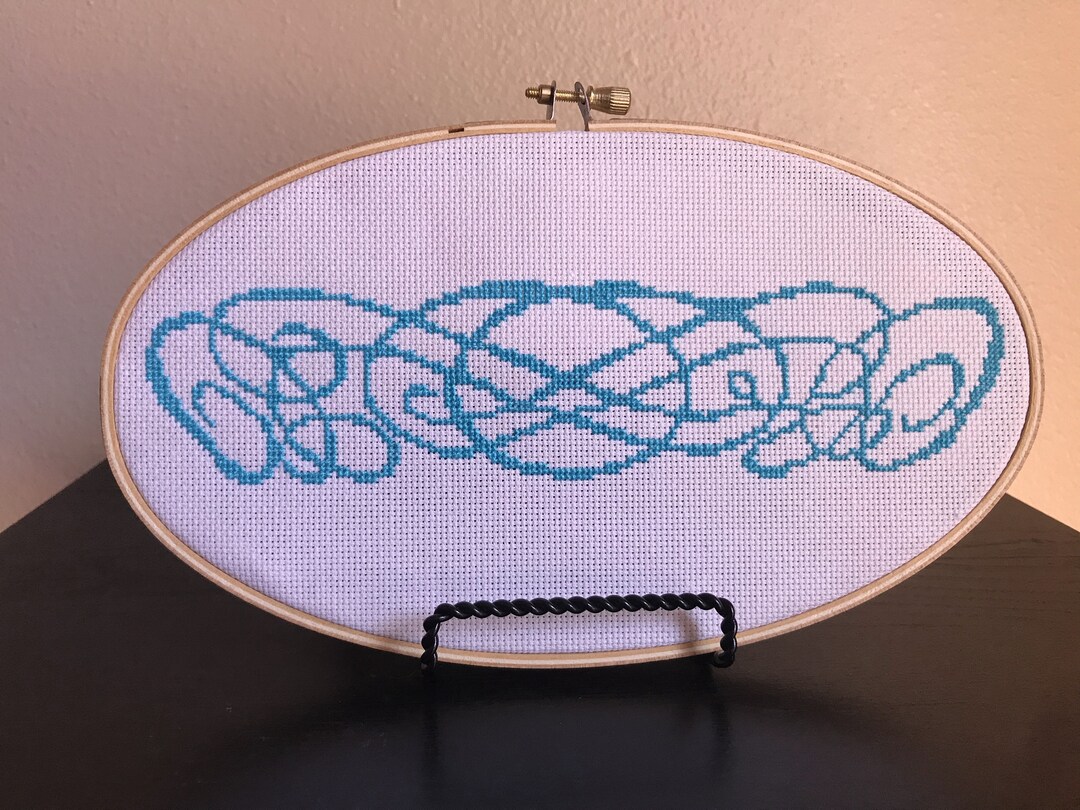 Pyrex Scroll Cross Stitch - Etsy
