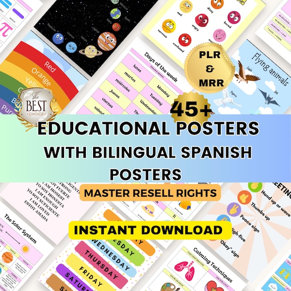 Spanish Poster - Etsy