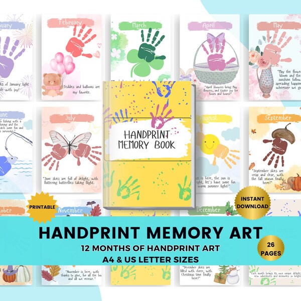 12 Month Keepsake Memory Craft - Etsy