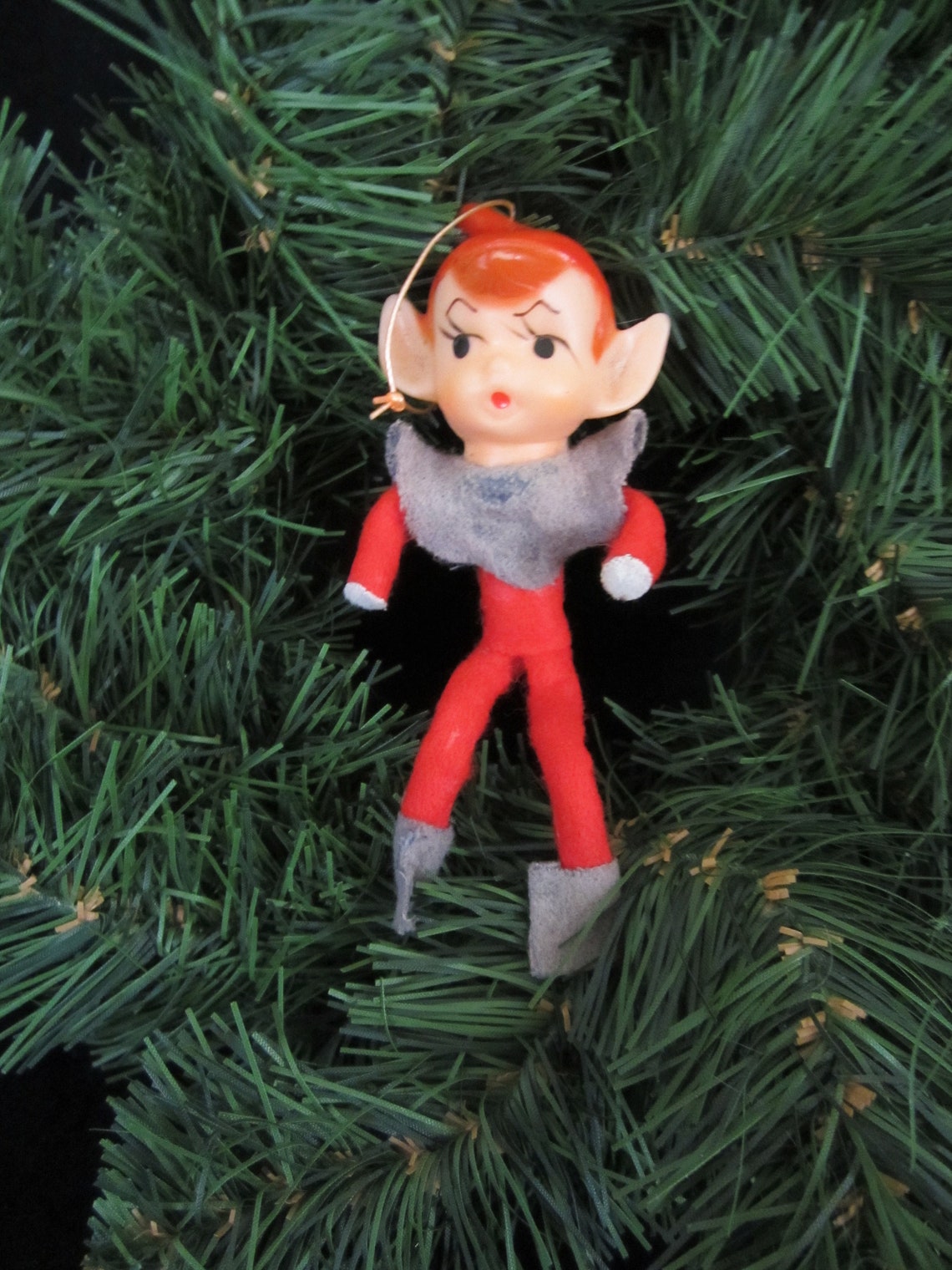 Pixie Christmas Tree Ornaments Original Label made in - Etsy