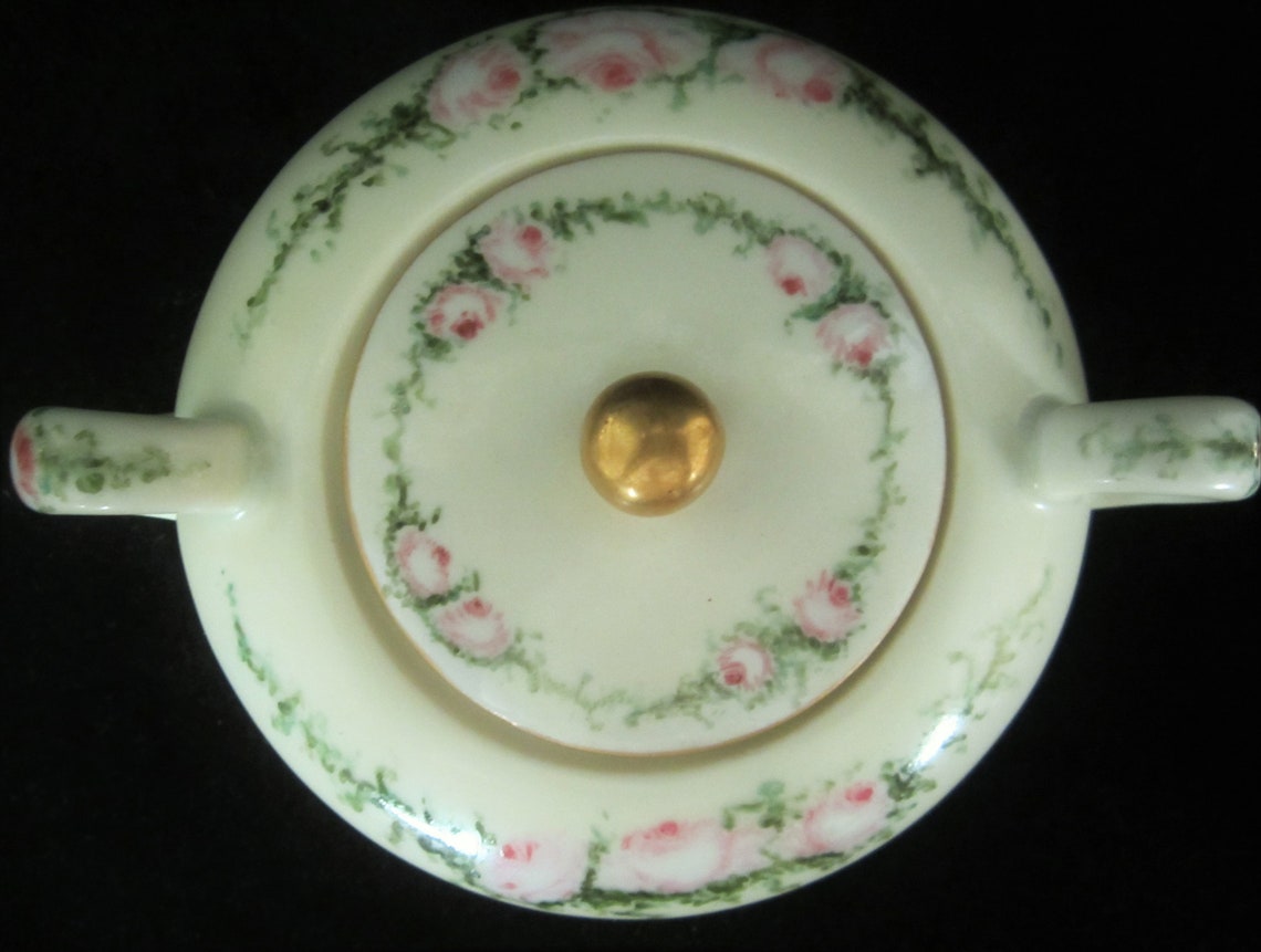 SILESIA Porcelain Creamer and Sugar Bowl-these Gorgeous Pieces - Etsy