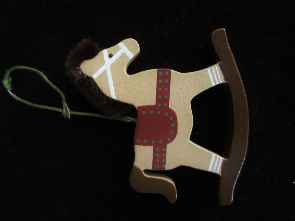 Rocking-horse Christmas Ornaments for Your Tree This Season. - Etsy