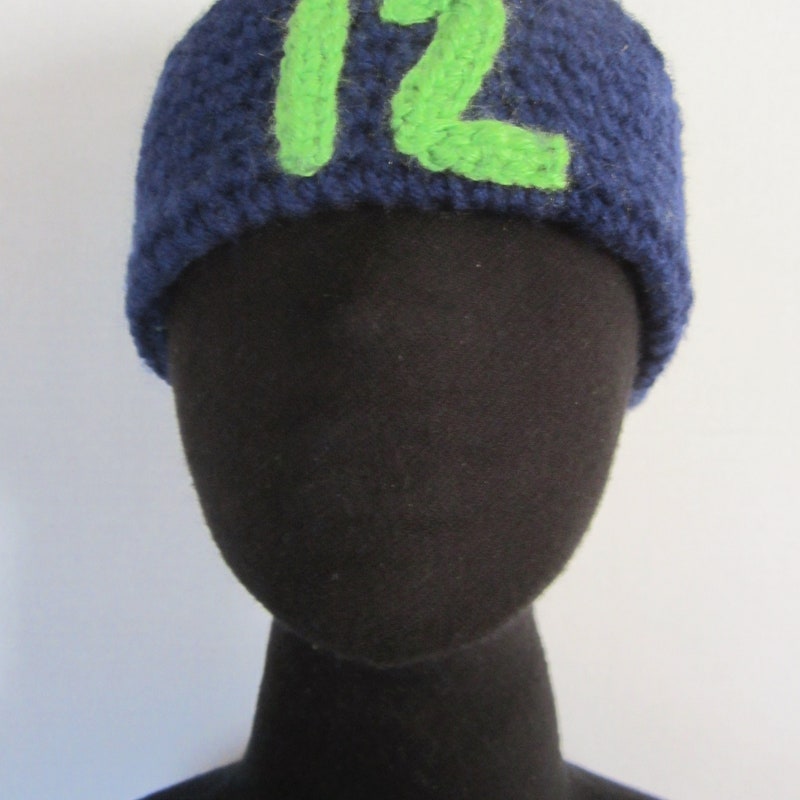 Seahawks Crochet Hat - Etsy