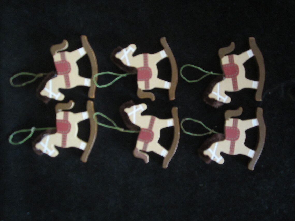 Rocking-horse Christmas Ornaments for Your Tree This Season. - Etsy