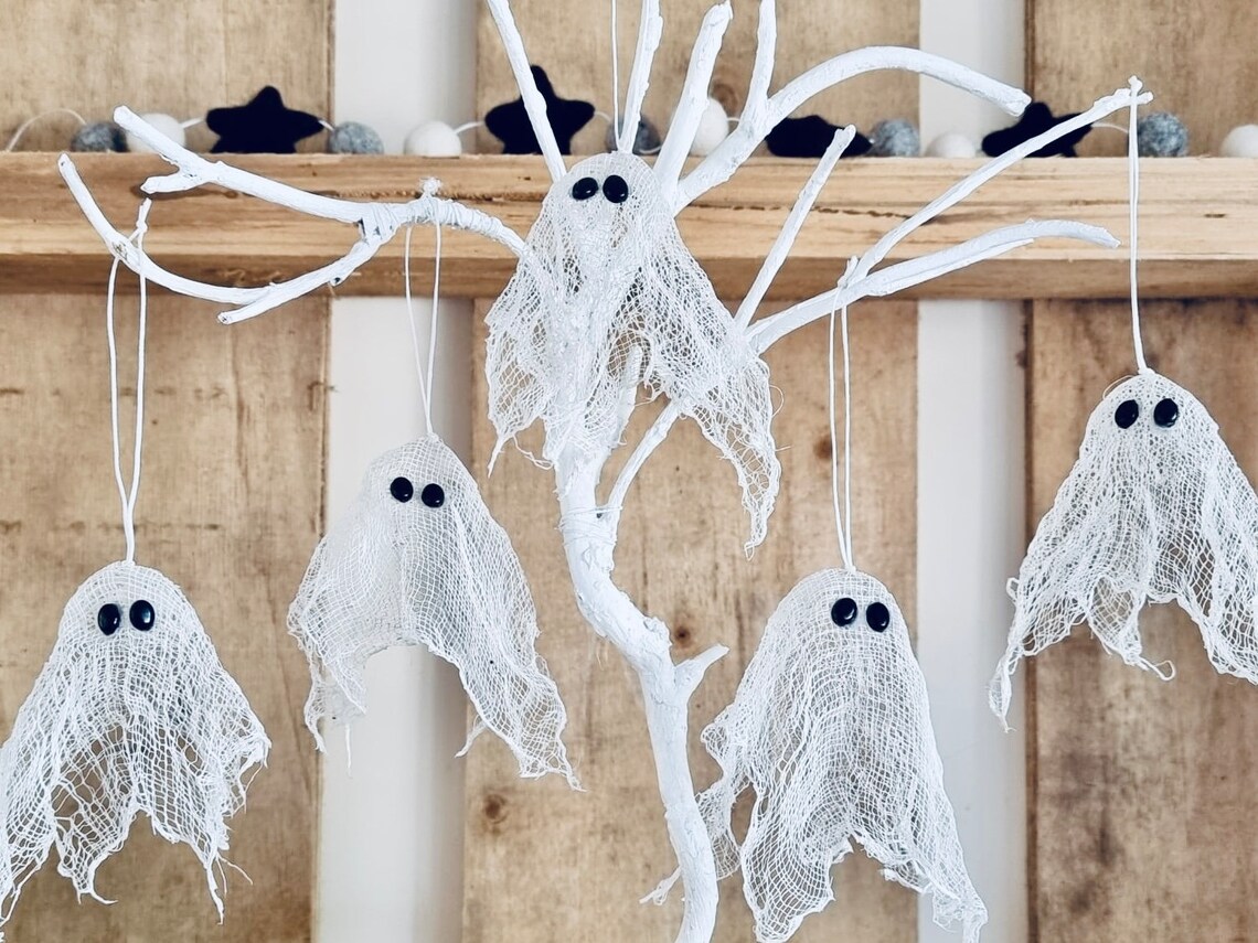 Ghost Decorations, Hanging Ghosts, Halloween Tree, Halloween ...